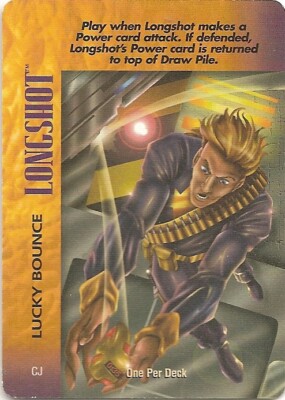 Marvel OVERPOWER Longshot Lucky Bounce special - OPD - PowerSurge | eBay