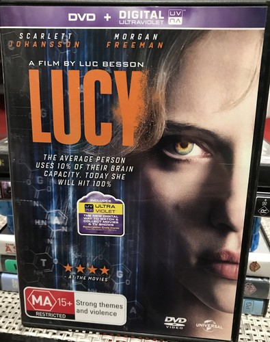 Lucy DVD Scarlett Johansson Morgan Freeman Region 4 Disc | eBay