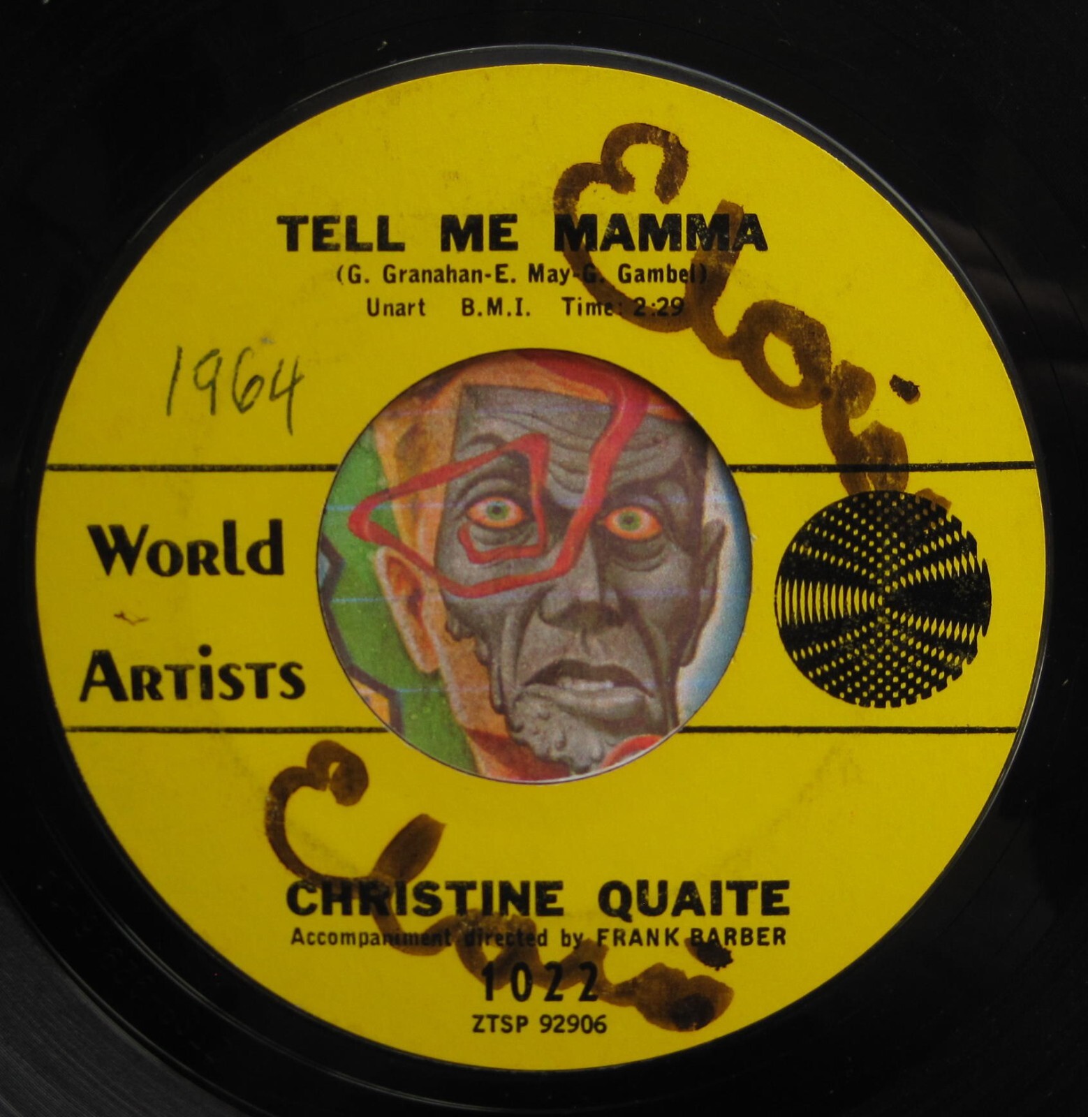 HEAR Christine Quaite 45 Tell Me Mama / In The Middle Of The R&B soul ...