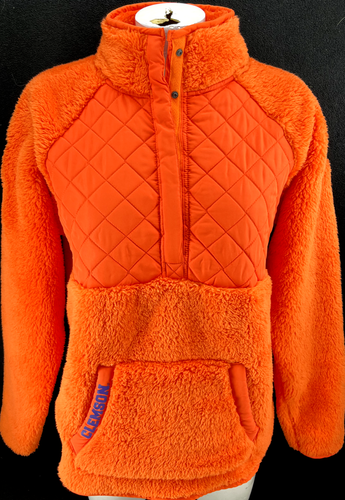 NEW Clemson University Tigers Colosseum 1/2 Snap Pullover Sherpa Jacket ...