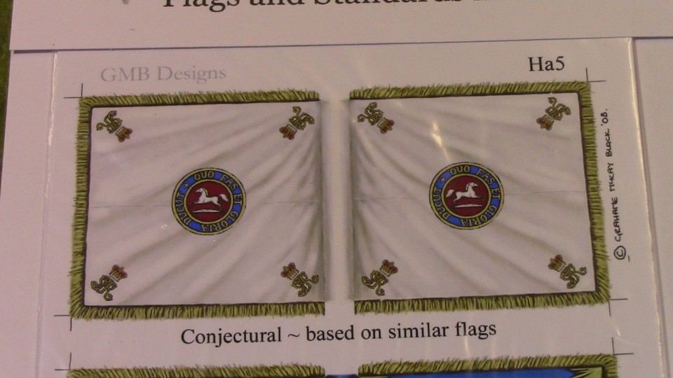 (WM) 28mm Hanoverian Flags, Blue Facings GMB | eBay