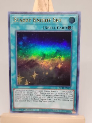 Yu-Gi-Oh! TCG Starry Knight Sky Ghosts From the Past GFTP-EN032 1st ...