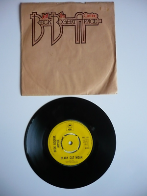 Jeff Beck, Bogert, Appice Black Cat Moan 7" Vinyl UK 1973 Epic 1st ...