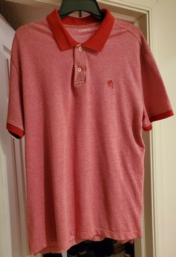 Express Polo Shirt Men's Large 100% Cotton Red | eBay