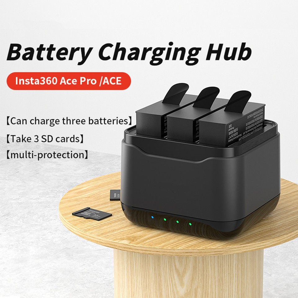 Battery Fast Charging Hub Accessories For Insta360 Ace Pro / Ace Camera ...