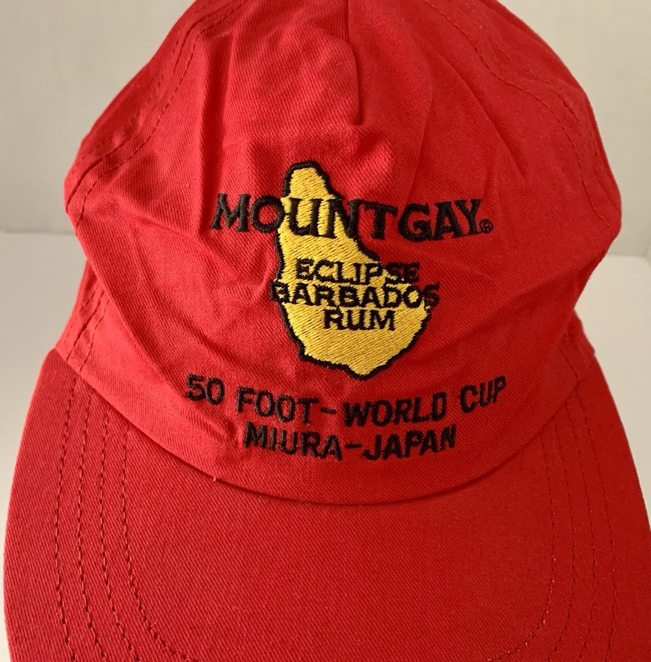 Mount Gay Eclipse Barbados Rum Snapback Cap Red Hat MIURA-JAPAN 50 ...