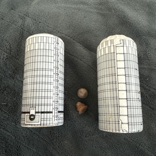 Vtg. Madison Silo Company Gift Salt And Pepper Shakers Set! Midwest ...