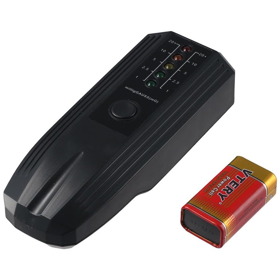 EMF Reader Black Electromagnetic Smart Digital Radiation Detector Great ...