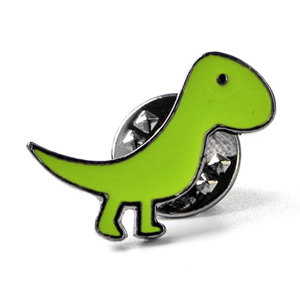 5 Pcs Dinosaur Enamel Pins Toy Cute Cartoon Animal Design Brooch | eBay ...