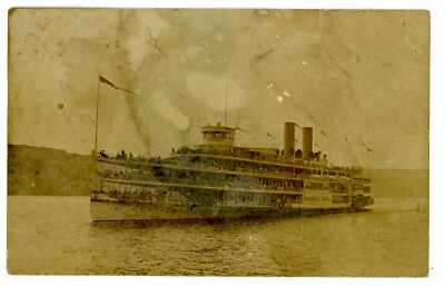 Hudson River New York -NY DAYLINER HENDRICK HUDSON- RPPC Postcard | eBay