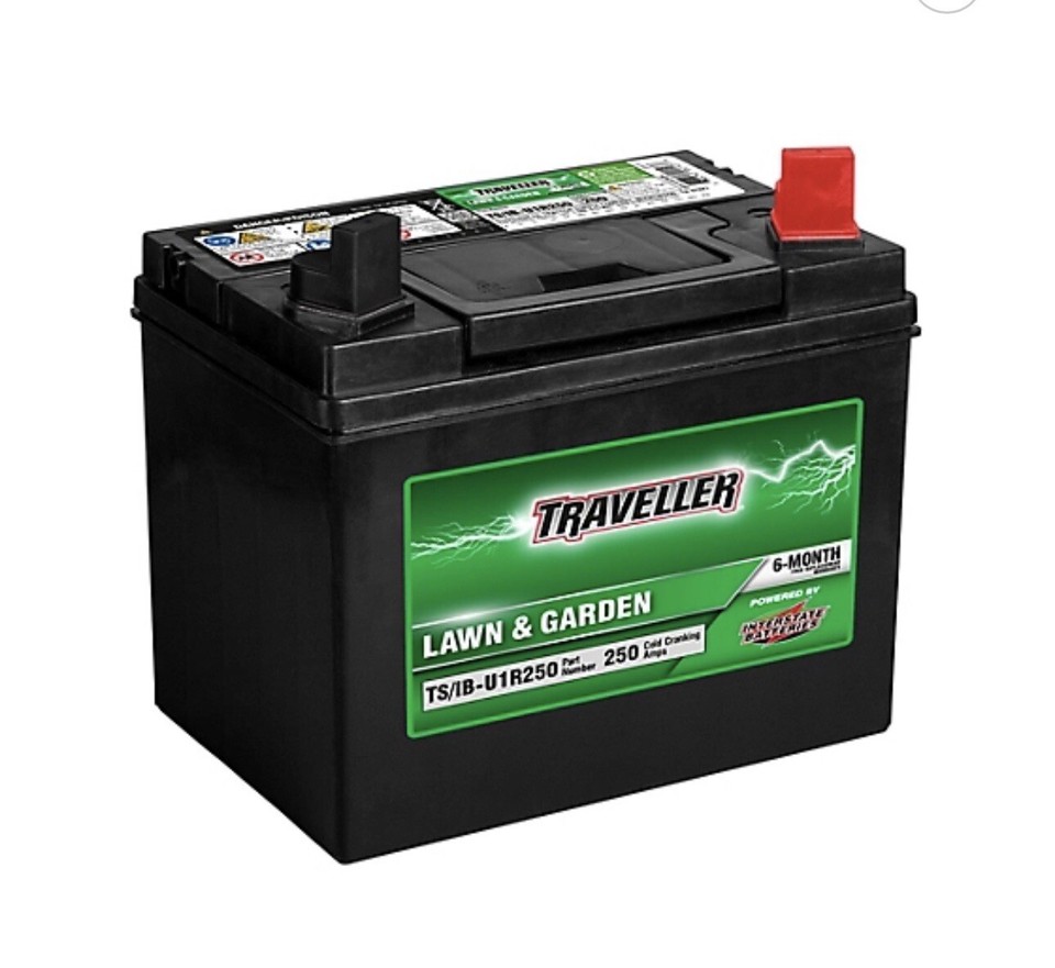 Traveller Powered by Interstate 12V 250 CCA 310CA Rider Mower Battery ...