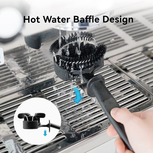 58mm Espresso Group Head Cleaner Long Handle Nylon Brushes Home ...