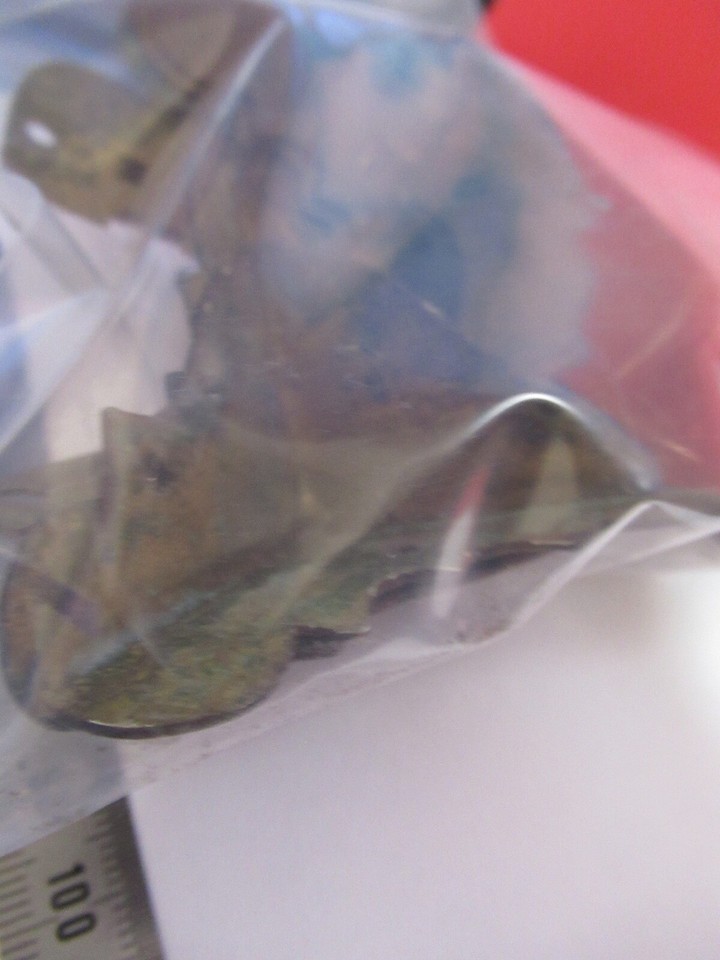 ANTIQUE BAUSCH LOMB LOCK + ACCESSORIES POL MICROSCOPE PART AS PICTURED ...