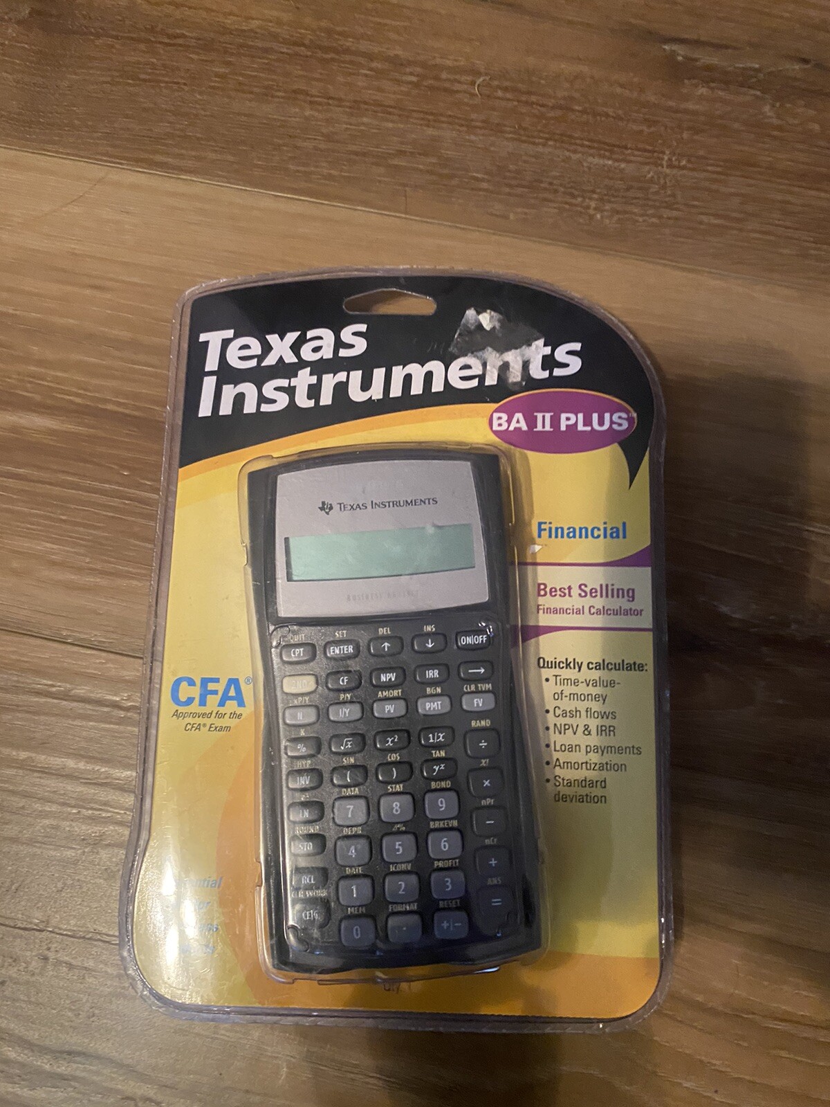 Texas Instruments BA II PLUS Financial Handheld for sale online | eBay