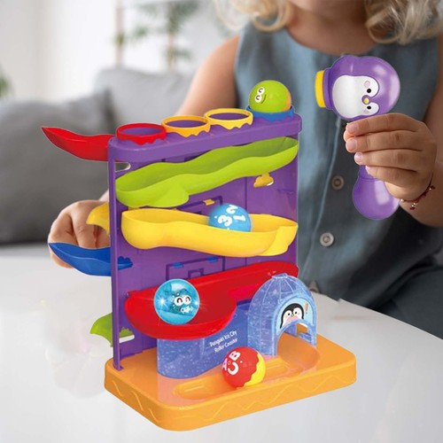 Marble Run Toy Educational Toy Ball Rolling Track Game for Boys Girls ...