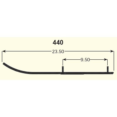 SPI 1996-1999 Formula SL Ski-Doo DEFENDER WEARBAR S-D S/M WB-000-440 ...