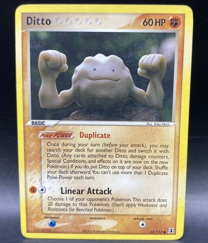 Pokemon EX Delta Species Ditto 62/113 HP | eBay
