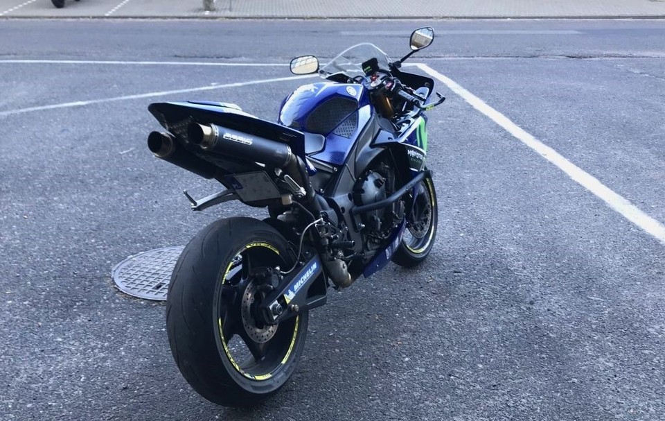 Yamaha YZF R1 2009-2014 crash cage engine guard crash bars stunt race ...