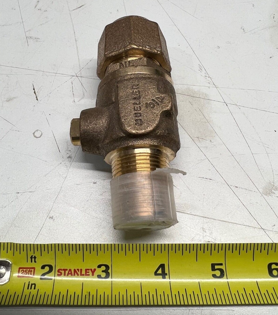 3/4" Mueller 300 Ball Corporation Valve B-25028N AWWA IP Outlet x CTS ...