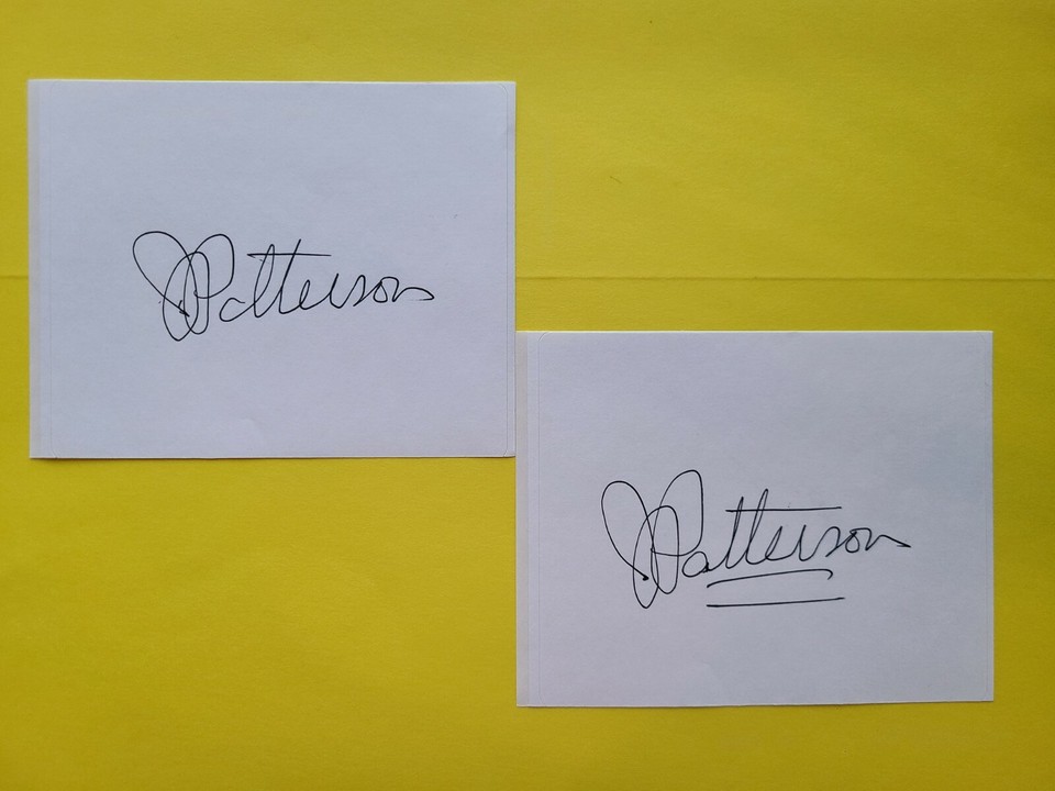 James Patterson *SIGNED BOOKPLATE" Author ( The President is Missing ...