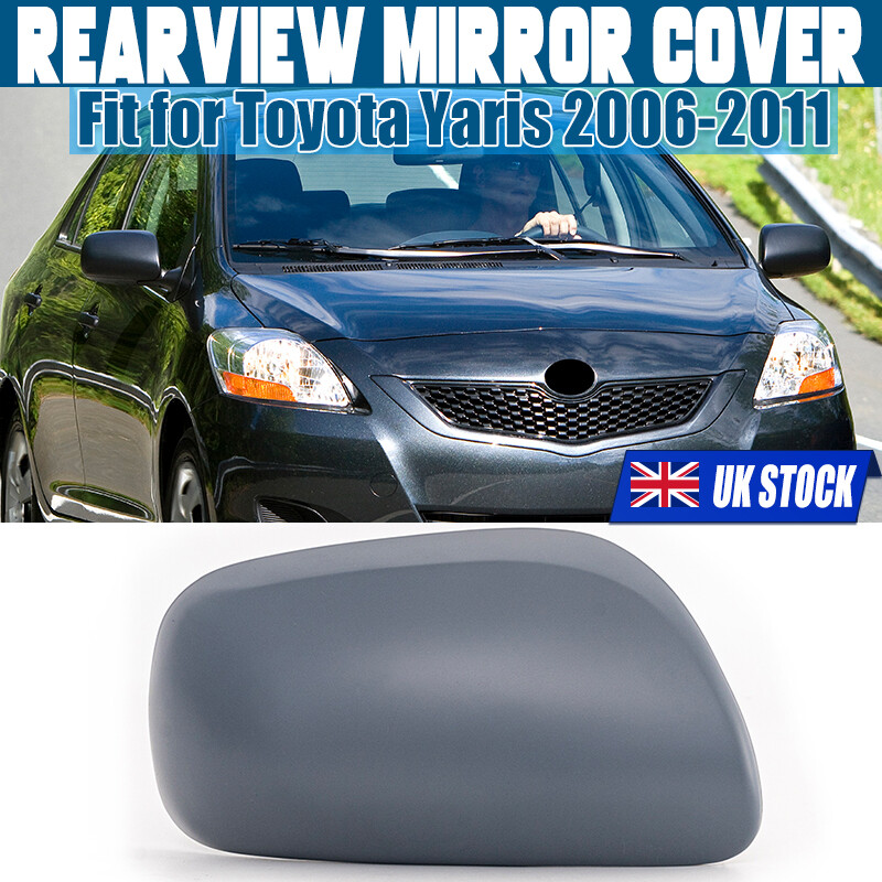 RIGHT DRIVERS SIDE DOOR WING MIRROR COVER CAP PRIMER GREY FOR TOYOTA ...