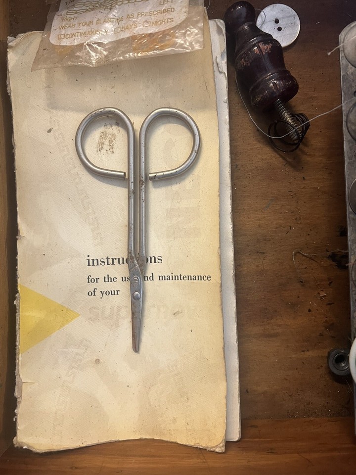 vintage all original necchi supernova From 1955. Italian Sewing Machine ...