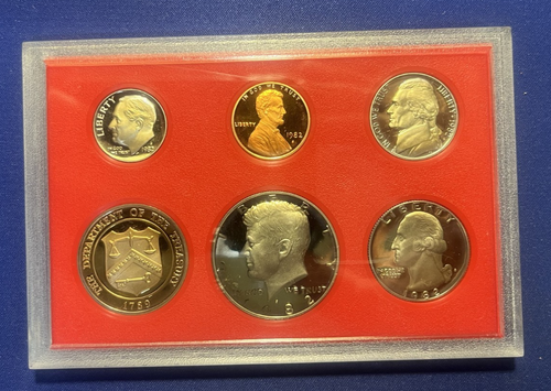 1982 S PROOF Set in Original Box US Mint (5 Coin Set) DCAM CAM | eBay
