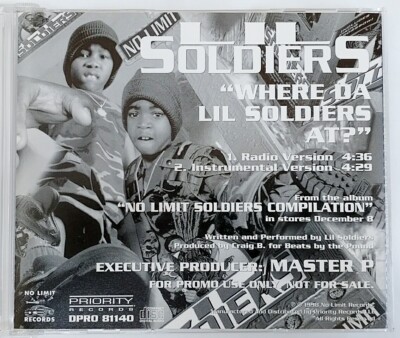 (CD) Lil Soldiers – Where Da Lil Soldiers At? DPRO 81140, Promo, Near ...
