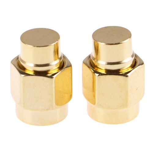 2pcs 2W 6GHz 50 ohm SMA Male RF Coaxial Termination Dummy Load Gold ...