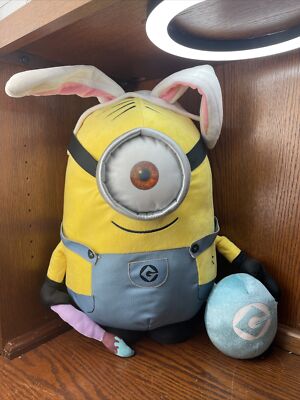 Despicable Me Minion Jumbo Plush Toy Stuart Easter Greeter Life Size ...