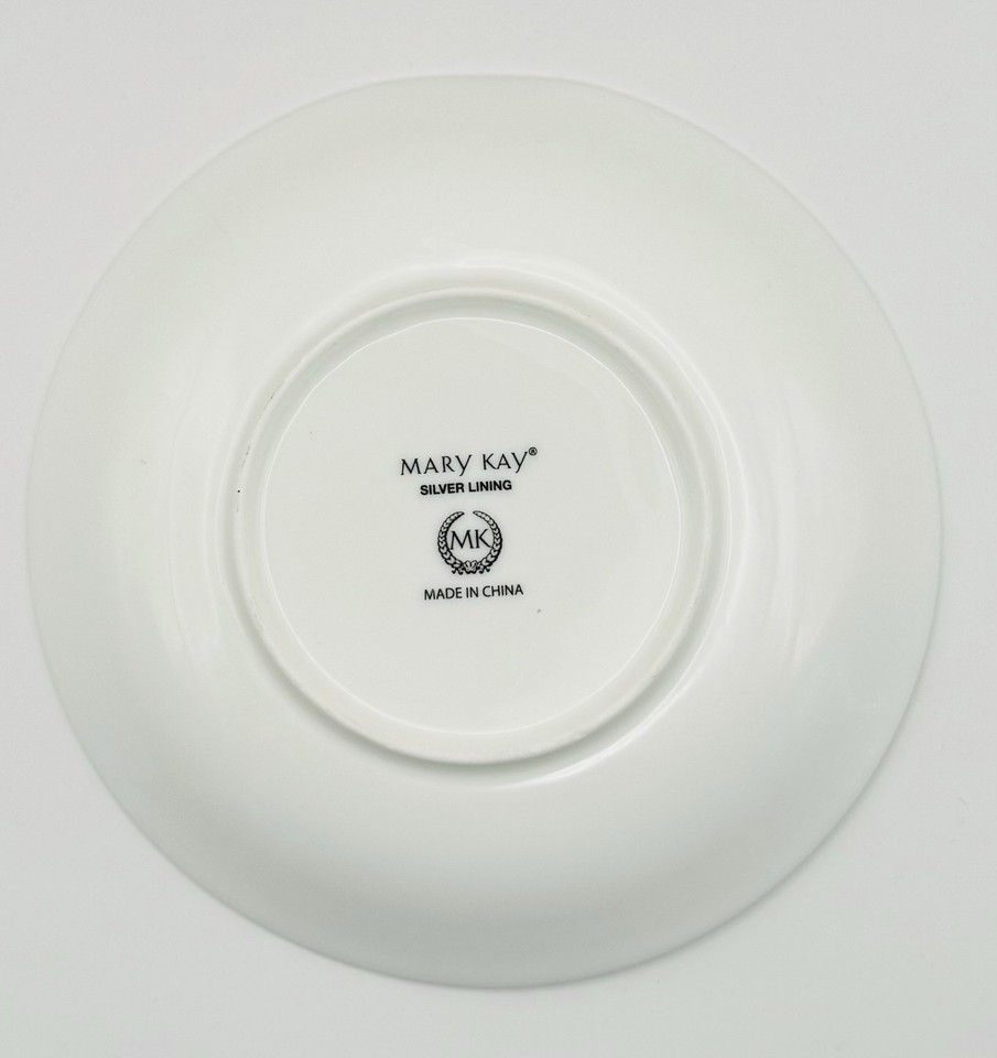 Vintage Mary Kay Ash Silver Lining Quote Pink Porcelain Ceramic China ...