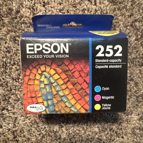 Epson 252 (T252520) TriColor Ink Cartridge Cyan Magenta Yellow EXP 10 / ...