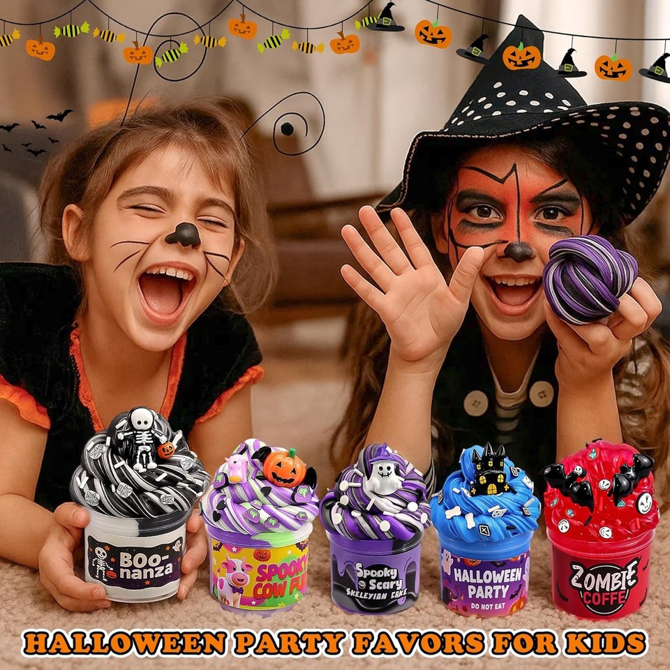 KYEVIS Slime Advent Calendar 2025, 24 Days of Spooky Countdown Calendar ...