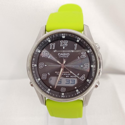Casio LCW-M100 Solar Watch Men's 42mm Black Digital Hybrid | eBay