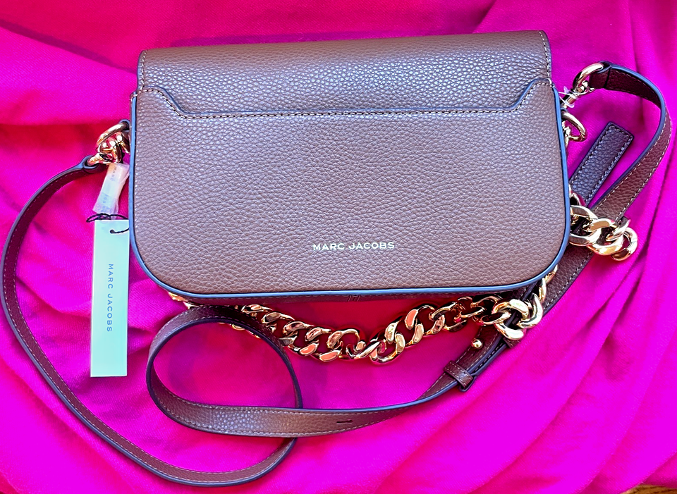 Marc Jacobs DTM Signet Turnlock Shoulder Bag - Cognac Leather - New ...