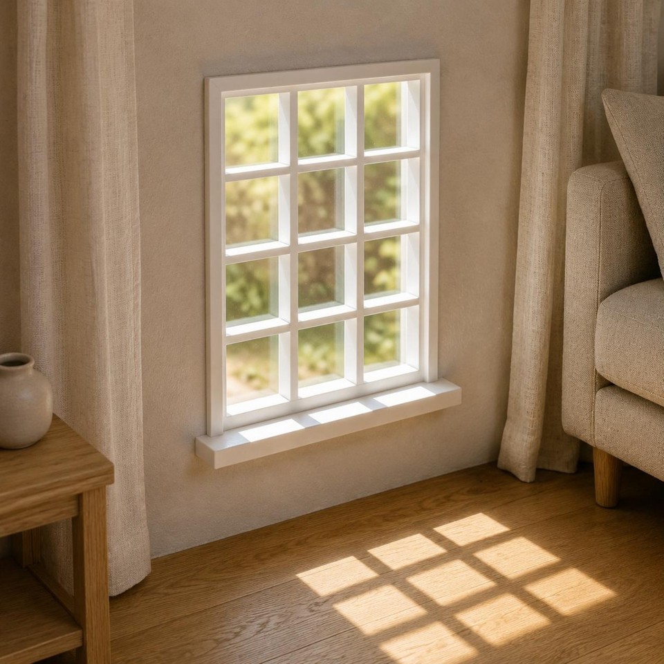 Miniature Window Frame Rectangular Home Decoration Lightweight | eBay UK