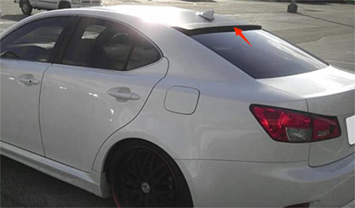 For 2006-2013 Lexus IS 250/350/F Sedan Rear Roof Spoiler Wing Glossy ...