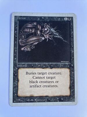 MTG Terror Revised Edition Regular Common Magic The Gathering | eBay