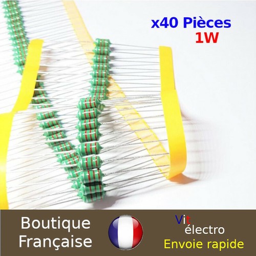 x40 Pcs Inductance Axiale 10uH 1W - SERIE 0510 self- bobine 7599C | eBay