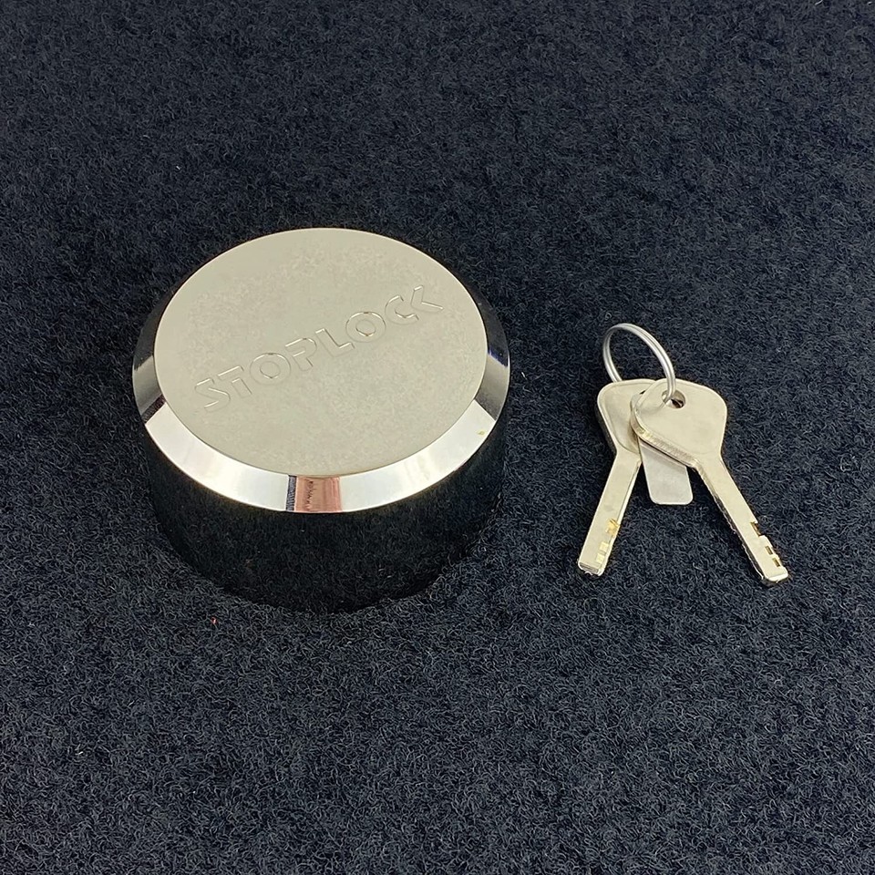 Stoplock Security Van Door Lock Yellow Anti-Theft Rear Side Hasp Pad ...