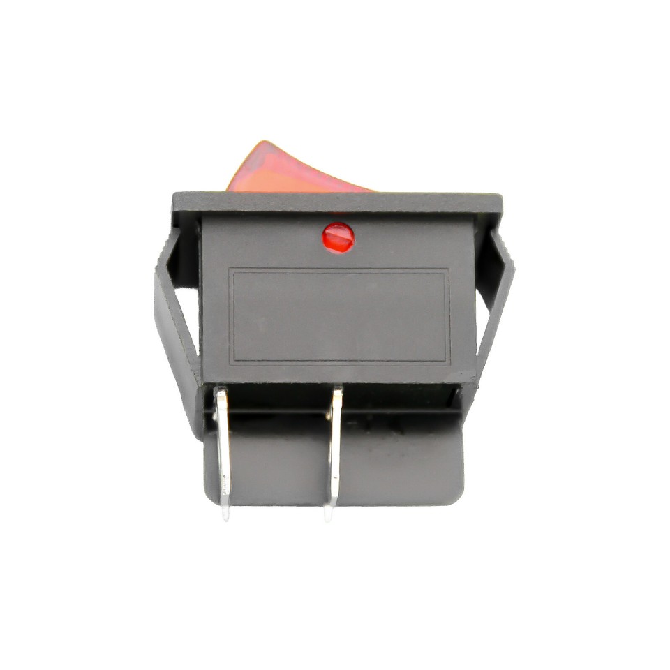 2x On Off Red Light Rocker Switch 250V AC 16 AMP 125V 20A DPST 4 lug ...