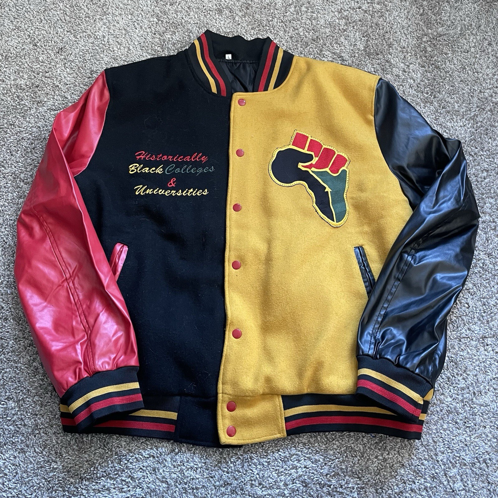 Donovan Mitchell HBCU Pride Varsity Jacket Letterman … - Gem