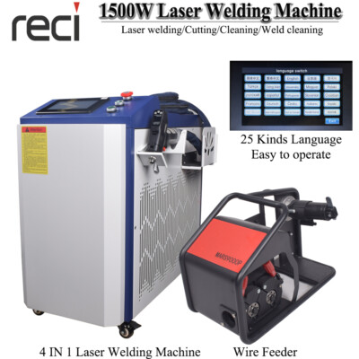 1500W Laser Welding Machine Cleaning Cutting Rust Paint Removing Welder ...