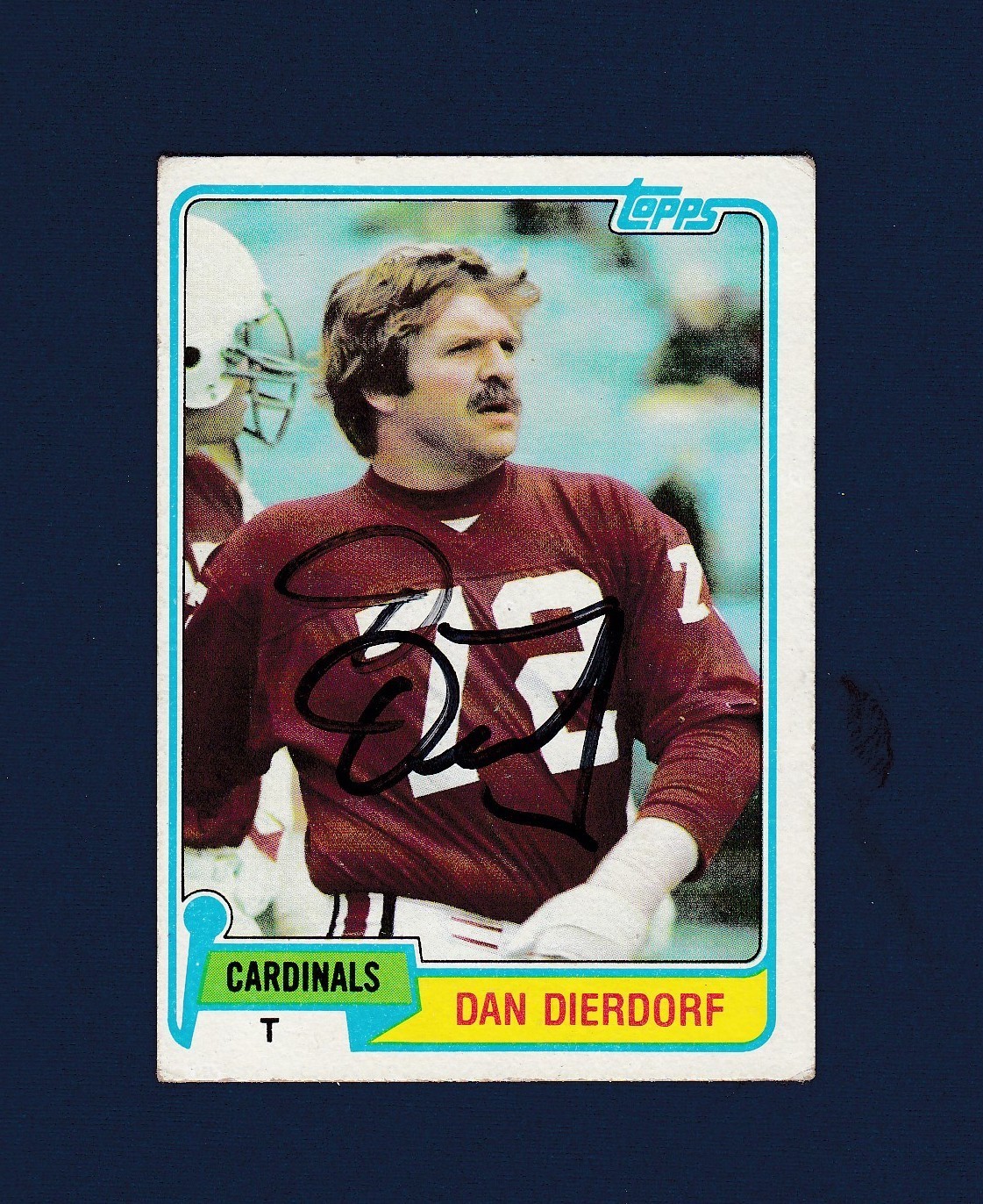 Dan Dierdorf signed St. Louis Cardinals 1981 Topps football card | eBay