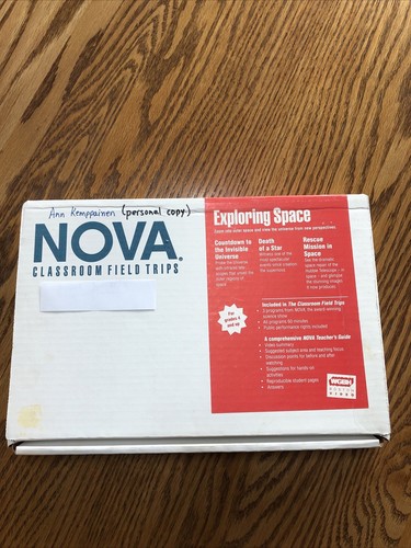 NOVA Classroom Field Trips - Exploring Space 3 VHS Tape Series (14/H1 ...