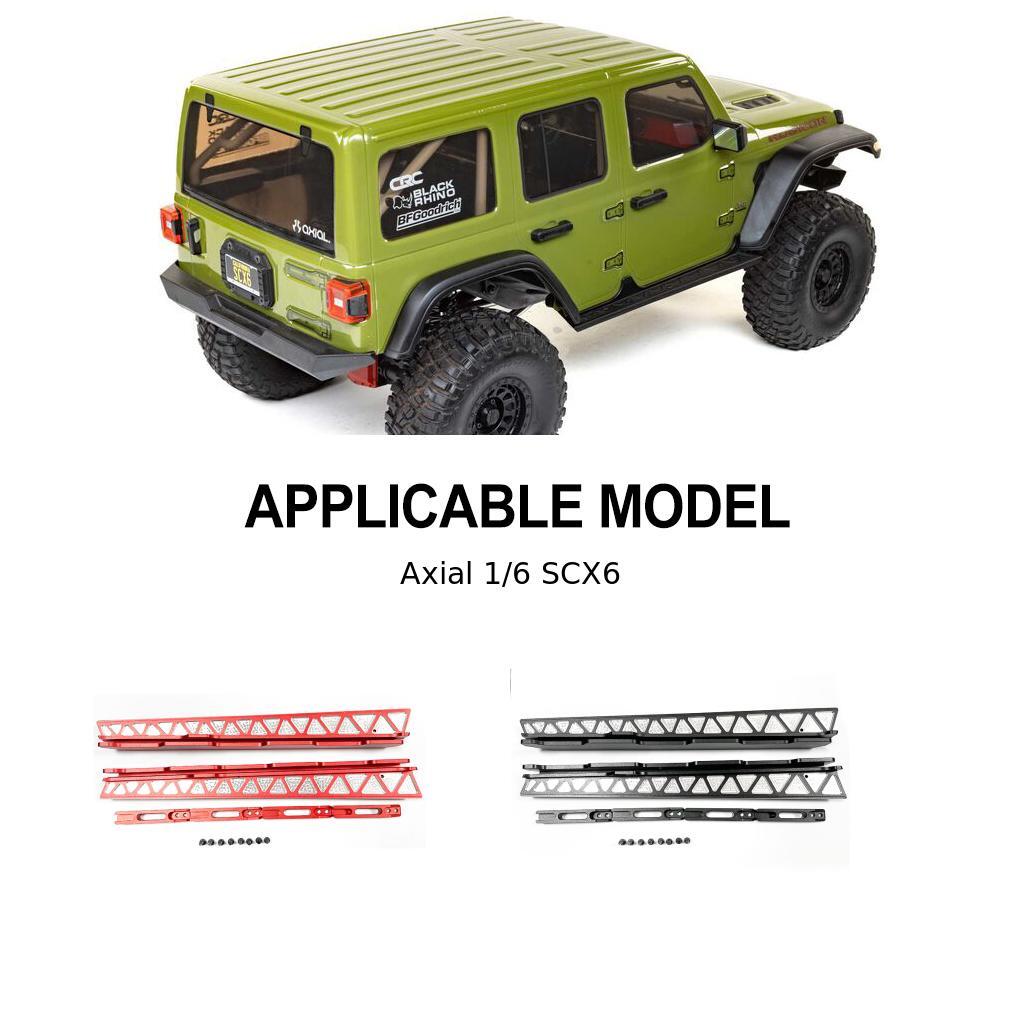 Aluminum Alloy Slider Side Side Collision Pedals For 1/6 Axial SCX6 ...