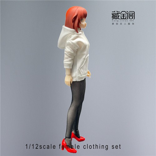 1/12 Scale Soldiers Hooded Sweatshirt Model For 6-inch Action Figure Cj ...