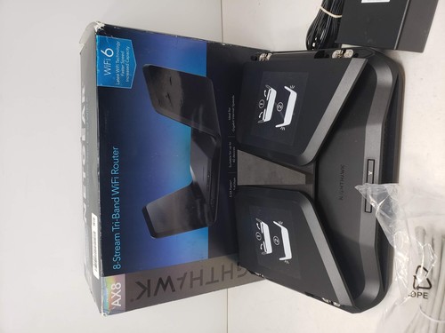 Netgear Nighthawk RAX70 Wifi 6 AX8 8-Stream Tri-Band Router B4 ...