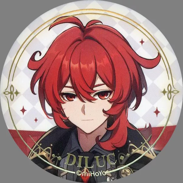 Diluc Destiny Day Character Birthday Goods Set "Genshin" | eBay UK