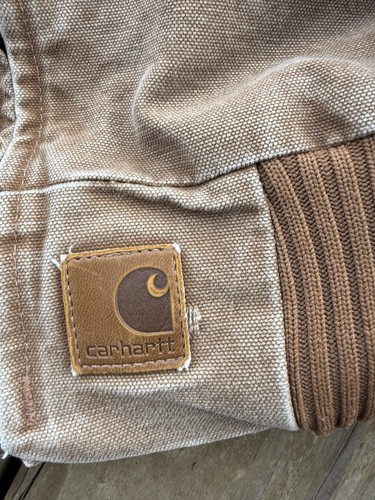 Vintage Carhartt Santa Fe Jacket J14 DKB Dark Brown XL Regular Company Logo | eBay